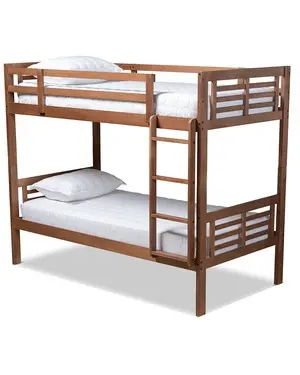DESIGN STUDIOS Design Studios Liam Modern And Contemporary Twin Size Bunk Bed - Nocolor
