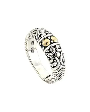 SAMUEL B. Samuel B. Jewelry Silver & 18K Balinese Ring - Nocolor