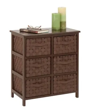HONEY-CAN-DO Honey-Can-Do 6-Drawer Storage Chest - Nocolor