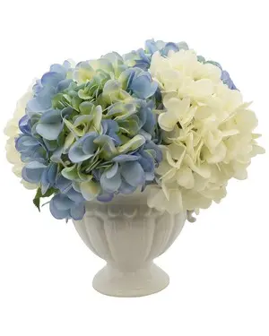 Creative Displays Dnu Inactive Creative Displays Blue & White Hydrangea Floral Arrangement - Multicolor