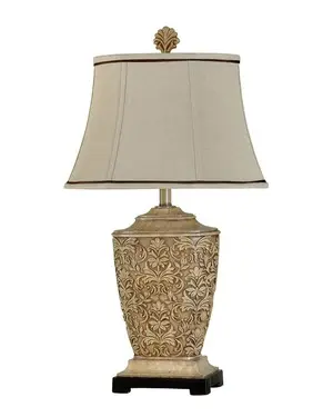 STYLECRAFT Stylecraft 30In Traditional Carved Table Lamp - Nocolor