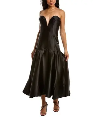 NICHOLAS Nicholas Lowell Midi Dress - Black