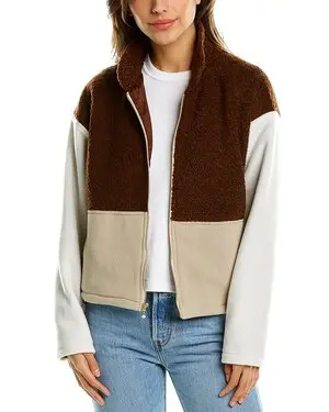 Donni. Donni. Sherpa Jacket - Brown