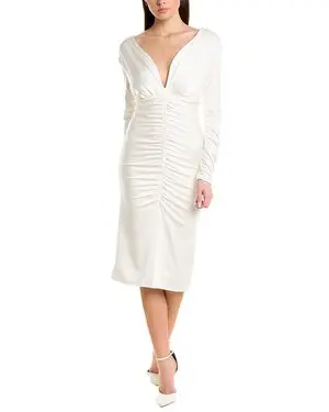 ET OCHS Et Ochs Vivian Midi Dress - White