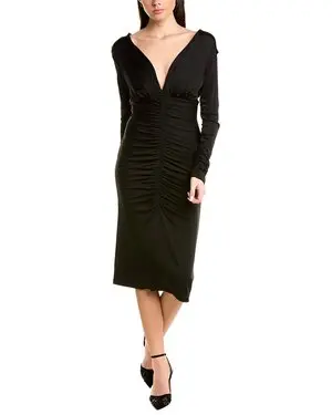 ET OCHS Et Ochs Vivian Midi Dress - Black