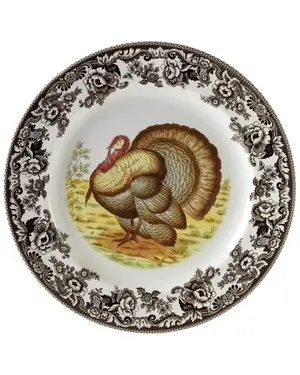 SPODE Spode Woodland Turkey 10.5In Dinner Plate - Nocolor