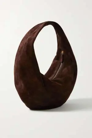 Khaite Olivia Medium Suede Shoulder Bag