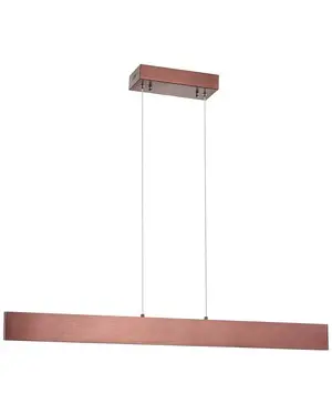 JONATHAN Y Jonathan Y Draper 40In Dimmable Adjustable Integrated Led Metal Linear Pendant - Nocolor