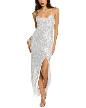 BARIANO Black By Bariano Dua Sequin Gown - Nocolor