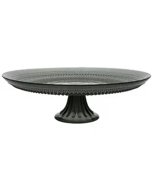 FORTESSA Fortessa Jupiter Large Glass Cake Stand - Grey