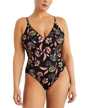 Boden Boden Cross Strap Low Back Swimsuit - Nocolor