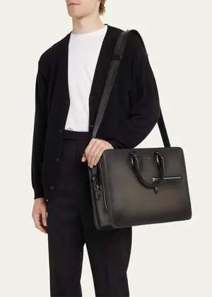 Berluti Deux Jours Leather Briefcase