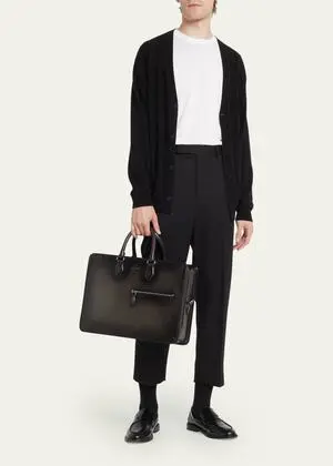 Berluti Deux Jours Leather Briefcase