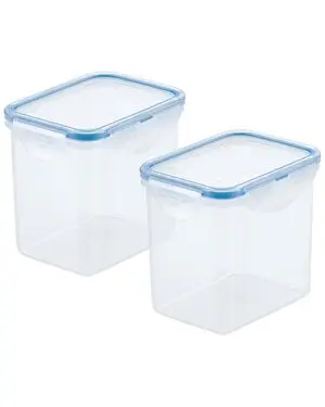 LOCKNLOCK Locknlock Set Of 2 3-Cup Rectangular Food Storage Containers - Clear