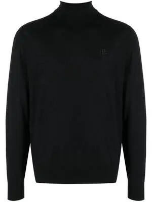 Dsquared2 Embroidered Monogram Roll Neck Jumper