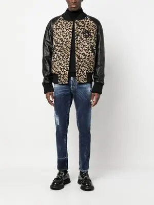 Dsquared2 Embroidered Monogram Roll Neck Jumper