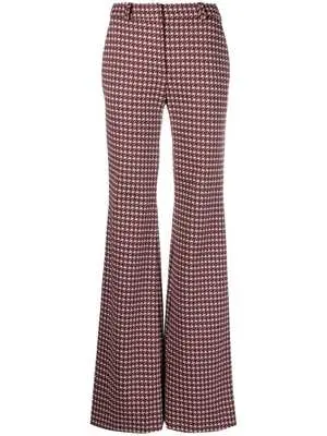 Moschino Graphic-print Flared Trousers