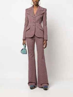 Moschino Graphic-print Flared Trousers