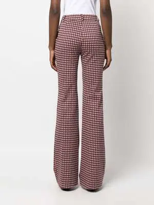 Moschino Graphic-print Flared Trousers