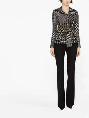 Moschino Mix-print Single-breasted Jacket