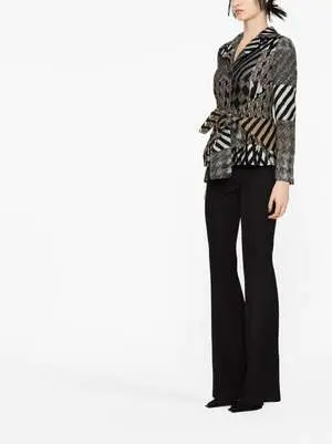 Moschino Mix-print Single-breasted Jacket