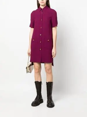 Moschino Heart-button Short-sleeve Dress