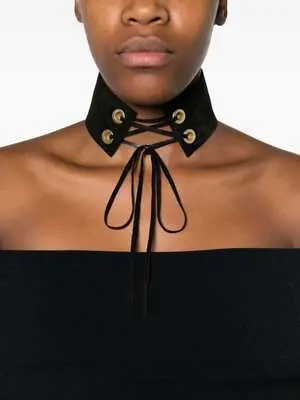 MANOKHI Mira 4 Leather Choker