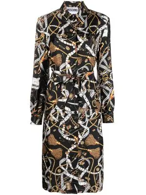 Moschino Tie Detailed Dresses