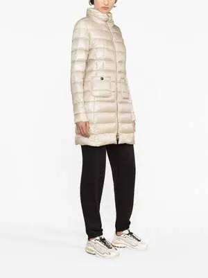 Herno Maria Quilted Coat - Neutrals