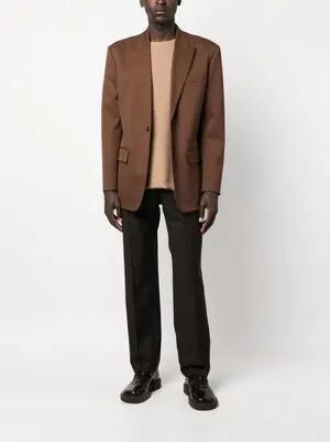 Valentino Garavani Straight-leg Trousers - Brown