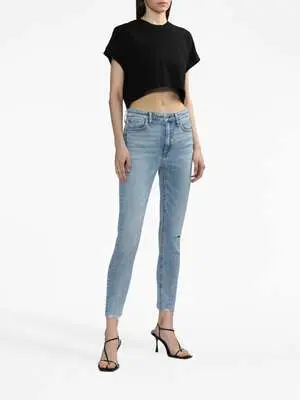 AGOLDE Cropped T-shirt - Black