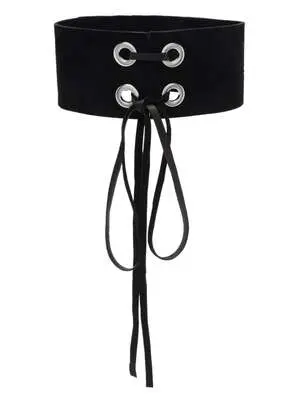 MANOKHI Mira Choker Necklace - Black