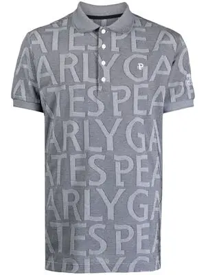 PEARLY GATES Logo-jacquard Polo Shirt