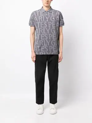 PEARLY GATES Logo-jacquard Polo Shirt