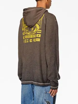 DIESEL® T-crone Long-sleeve Hoodie