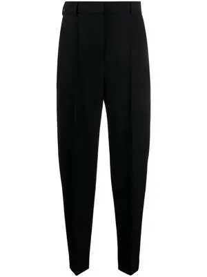 TOTEME High-waist Tapered Trousers - Black