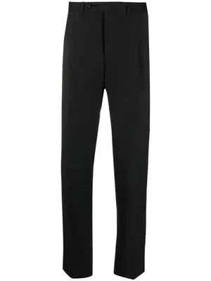 Canali Slim-fit Tailored Trousers - Black