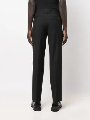 Canali Slim-fit Tailored Trousers - Black