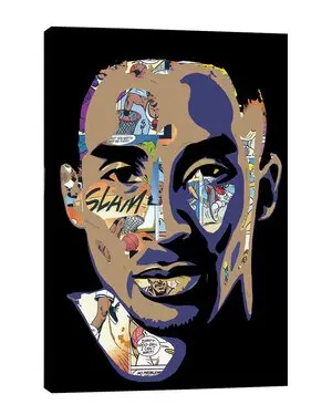 ICANVAS Icanvas Kobe - Space Jam Tribute Wall Art By Streetsky - Nocolor