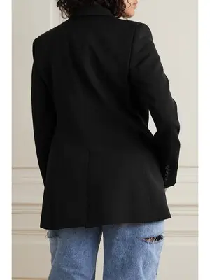 Stella McCartney Wool-blend Twill Blazer - Black
