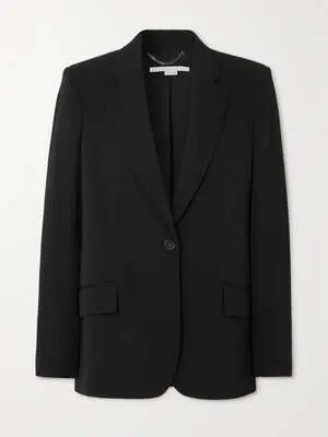 Stella McCartney Wool-blend Twill Blazer - Black