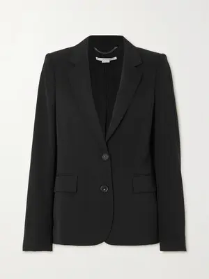 Stella McCartney Wool-blend Twill Blazer - Black