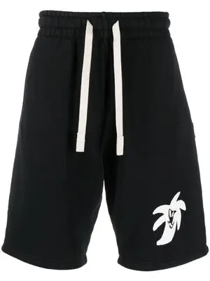 Palm Angels Graphic Shorts For Men