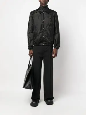 Alexander McQueen Satin Bomber Jacket