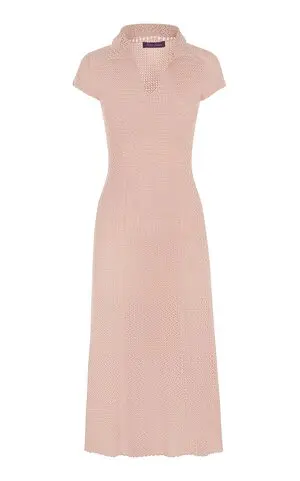 Ralph Lauren Silk Knit Polo Dress