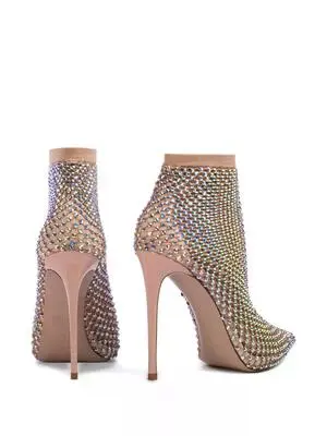 LE SILLA Gilda 125mm Crystal-embellished Pumps