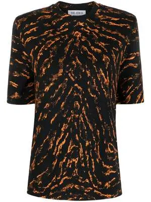 Attico Abstract-pattern T-shirt