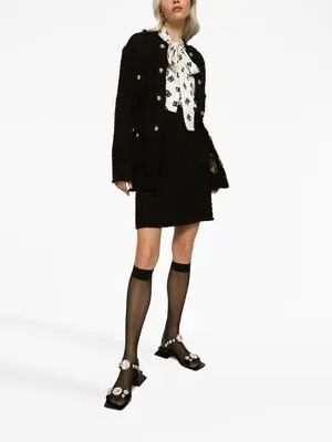 Dolce & Gabbana Side-slit Midi Skirt