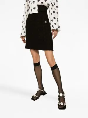 Dolce & Gabbana Side-slit Midi Skirt