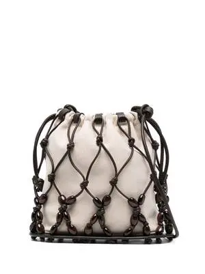 Hereu Bonera Bead-embellished Crossbody Bag